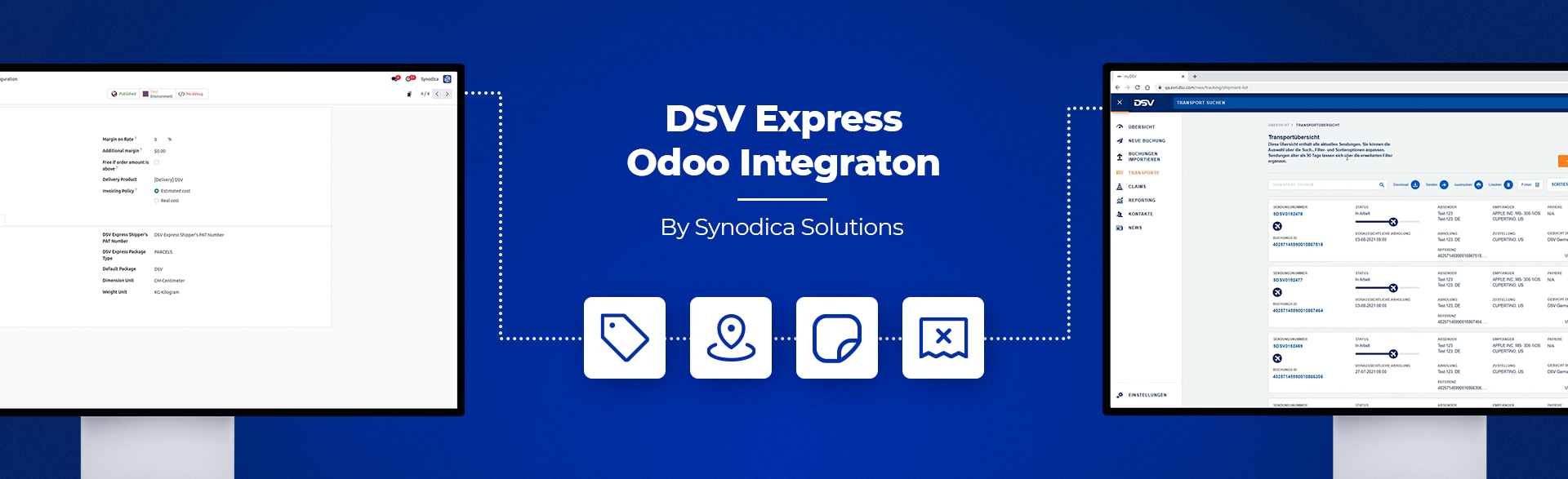 Seamless Shipping with DSV Express Integration for Odoo | Synodica